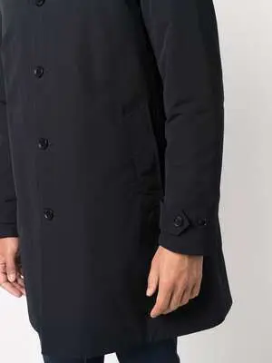 Aspesi Single-breasted Cotton-blend Coat