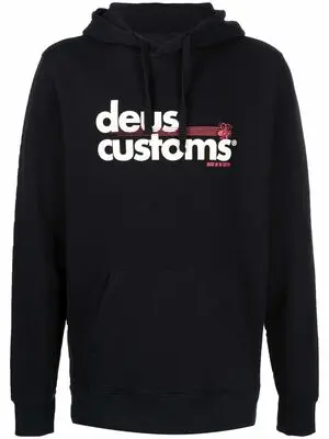 Deus Ex Machina Logo-print Drawstring Hoodie
