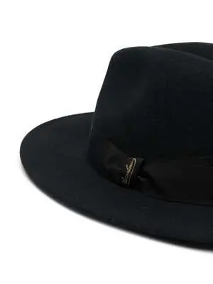 Borsalino Logo Ribbon-trim Fedora