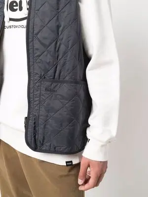 Barbour Quilted Pouch-pocket Gilet - Blue