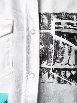 Calvin Klein Warhol Print Metallic Shirt