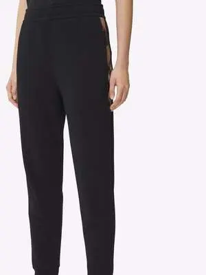 Burberry Check-panel Track Pants