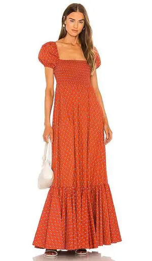 Caroline Constas Gianna Dress In Red