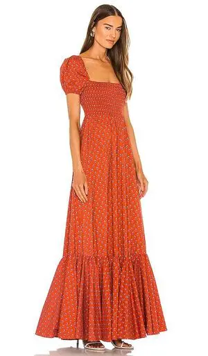 Caroline Constas Gianna Dress In Red