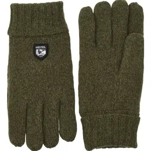 HESTRA Wool Blend Gloves - Olive