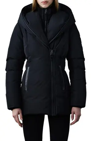 Mackage Adali Hooded Down Jacket - Black