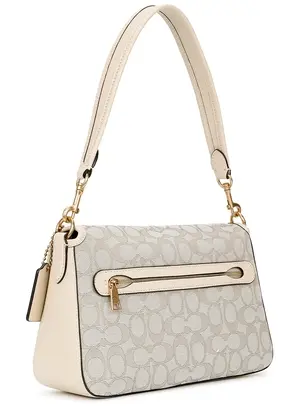 COACH Soft Tabby Monogrammed Canvas Shoulder Bag