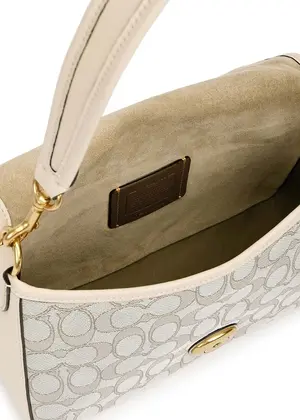 COACH Soft Tabby Monogrammed Canvas Shoulder Bag