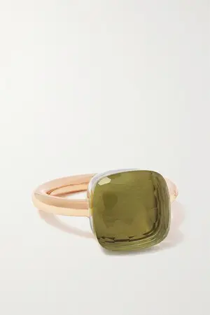 Pomellato Nudo Maxi Prasiolite Ring - Gold
