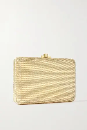Judith Leiber Slim Slide Crystal Clutch