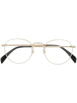 DB EYEWEAR BY DAVID BECKHAM Round Frame Glasses - Gold