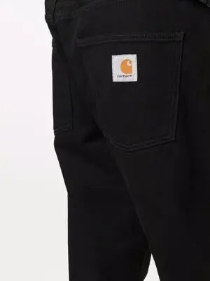 Carhartt Work In Progress Newel Straight-leg Jeans - Black