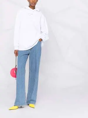 MSGM Cotton Hoodie - White