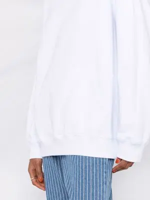 MSGM Cotton Hoodie - White