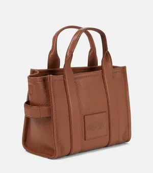 Marc Jacobs Small Leather Tote Bag - Brown