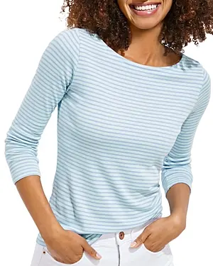 Vineyard Vines Vineyard Vines Striped Long Sleeve Tee Crystal