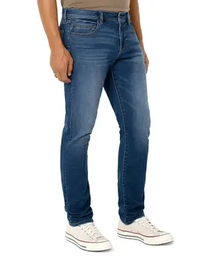 LIVERPOOL Regent Cotton Stretch Twill Relaxed Straight Fit Pants - Pembroke