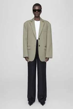 ANINE BING Quinn Blazer Khaki