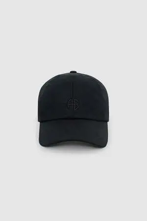 ANINE BING Jeremy Baseball Cap - Black Wool