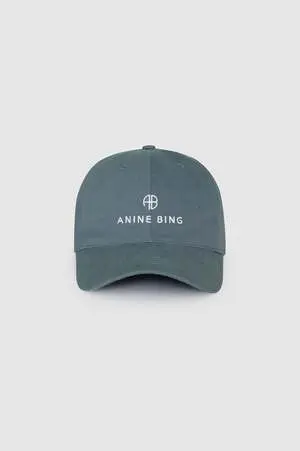 ANINE BING Jeremy Baseball Cap Green