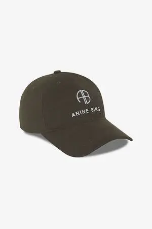 ANINE BING Jeremy Baseball Cap Olive