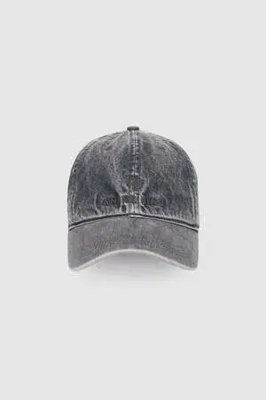 ANINE BING Jeremy Baseball Cap Oyster Grey