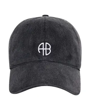 ANINE BING ANINE BING Jeremy Baseball Cap Washed Smoke Grey