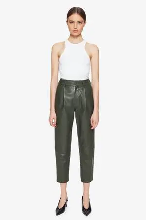 ANINE BING Becky Leather Trouser