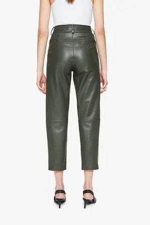 ANINE BING Becky Leather Trouser