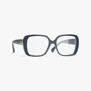 Chanel Square Eyeglasses Blue & Gray