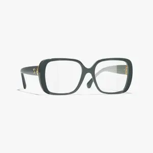 Chanel Square Eyeglasses Pale Green