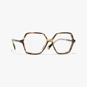 Chanel Square Eyeglasses Tortoise