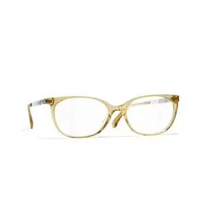 Chanel Square Eyeglasses Yellow