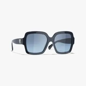 Chanel Square Sunglasses Blue