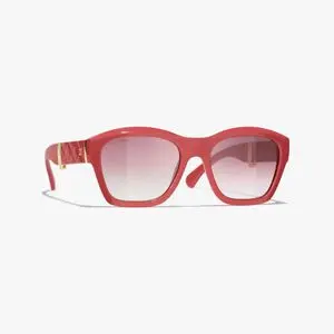 Chanel Square Sunglasses Coral