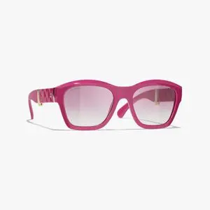 Chanel Square Sunglasses Fushia
