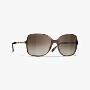 Chanel Square Sunglasses Tortoise