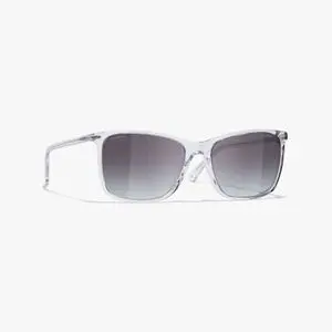 Chanel Square Sunglasses Transparent