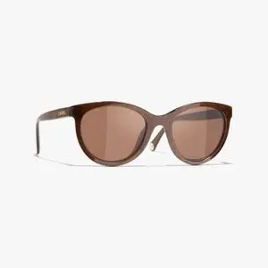 Chanel Pantos Sunglasses - Brown