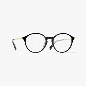 Chanel Pantos Eyeglasses Black