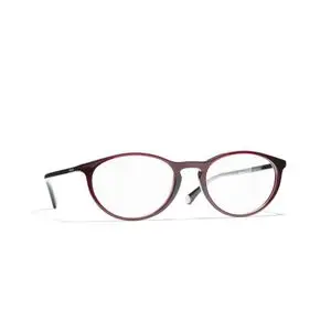 Chanel Pantos Eyeglasses Dark Red
