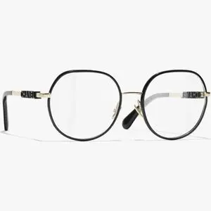 Chanel Pantos Eyeglasses - Light Gold