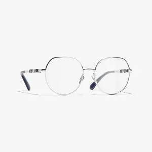 Chanel Pantos Eyeglasses - Silver