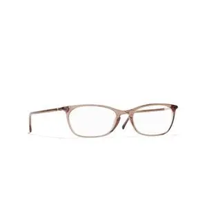Chanel Rectangle Eyeglasses Brown
