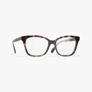 Chanel Rectangle Eyeglasses - Tortoise