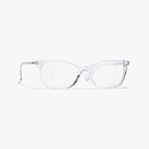 Chanel Rectangle Eyeglasses Transparent