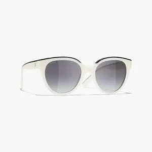 CHANEL Butterfly Sunglasses Metal & Pearls