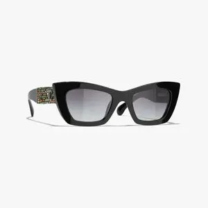 Chanel Cat Eye Sunglasses Multicolor