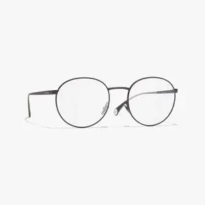 Chanel Chanel Oval Eyeglasses Brown