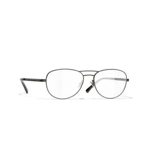Chanel Pilot Eyeglasses Brown